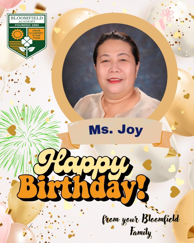 Happy Birthday Ms. Joy! – Bloomfield Academy